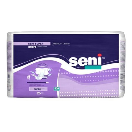 Seni Seni S-LA25-BS1 Super Briefs; Large; Pack of 75 S-LA25-BS1 | Zoro